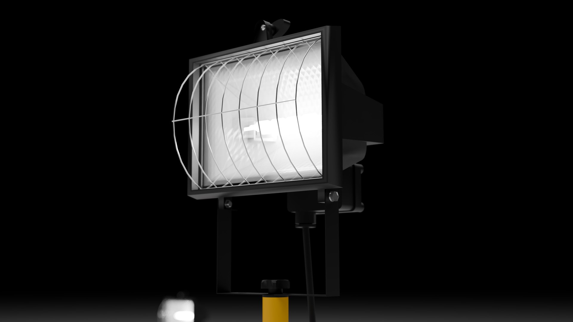 Construction Halogen Lamp 3D Model - TurboSquid 2225945