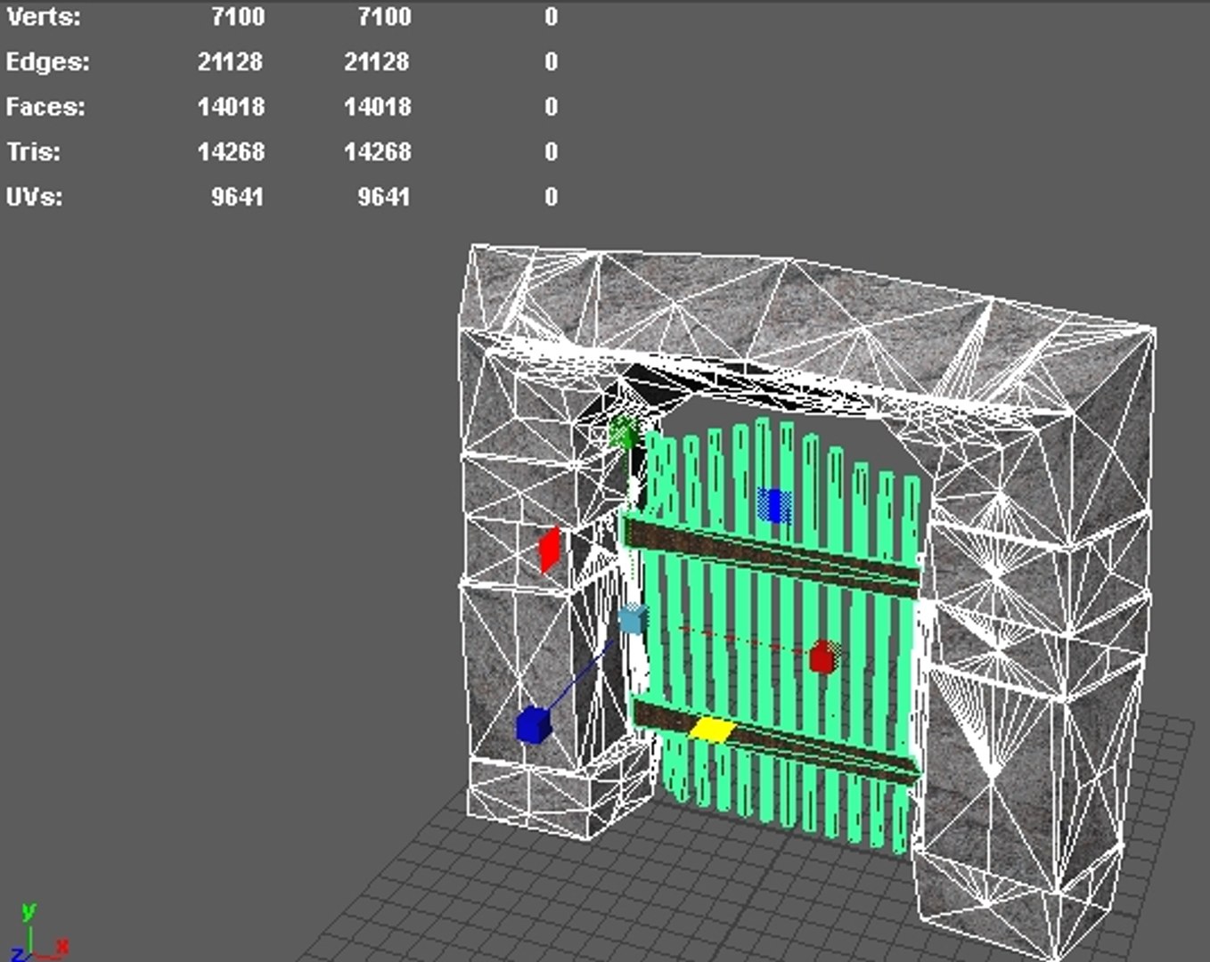 3D Model Gate Animation - TurboSquid 1810649