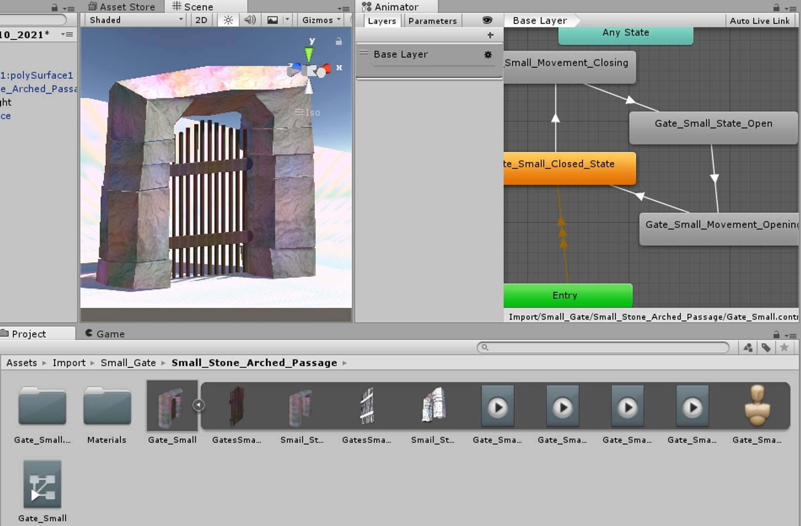 3D Model Gate Animation - TurboSquid 1810649