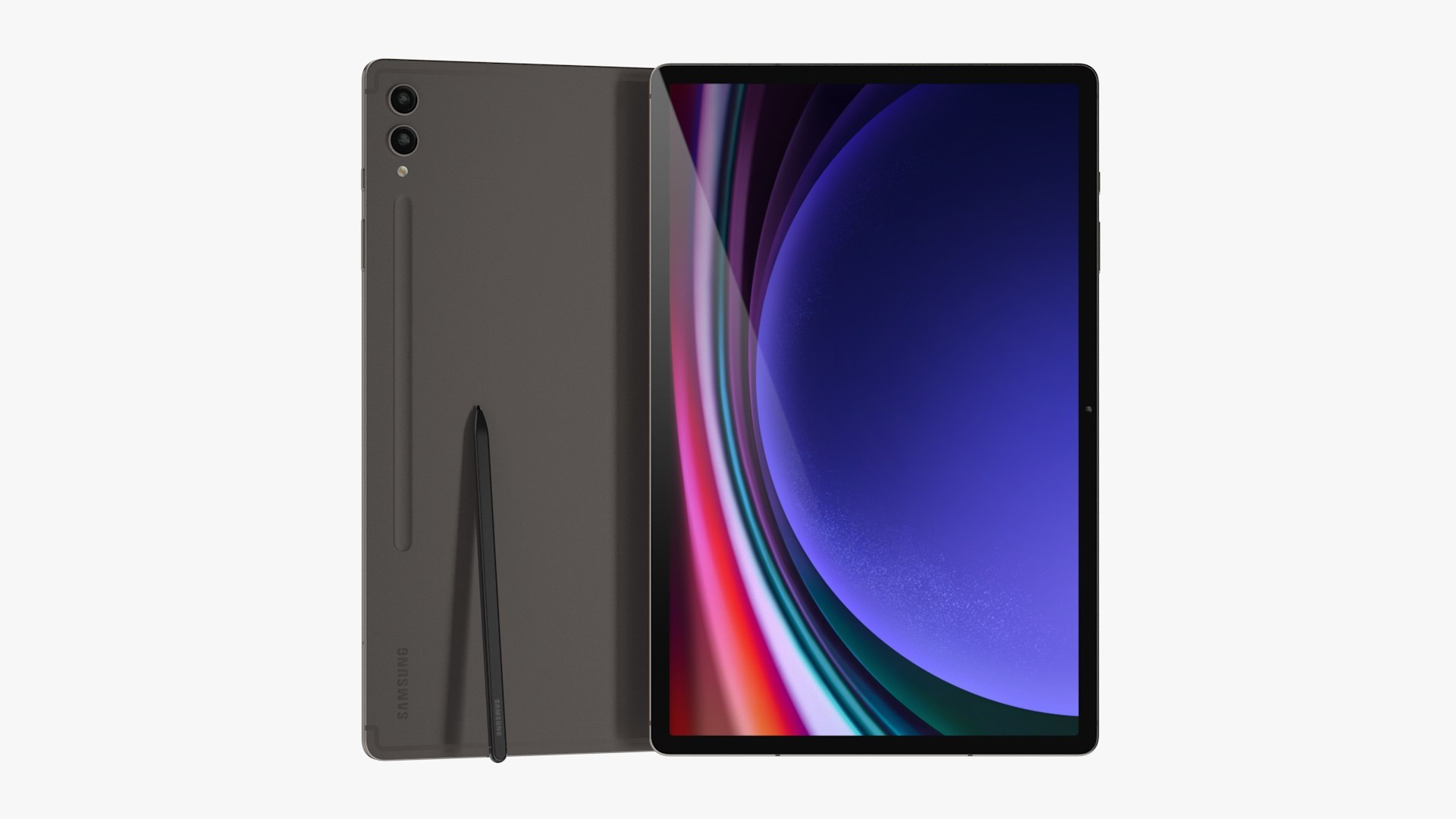 Samsung Galaxy Tab S9 Plus Graphite 3D - TurboSquid 2111086