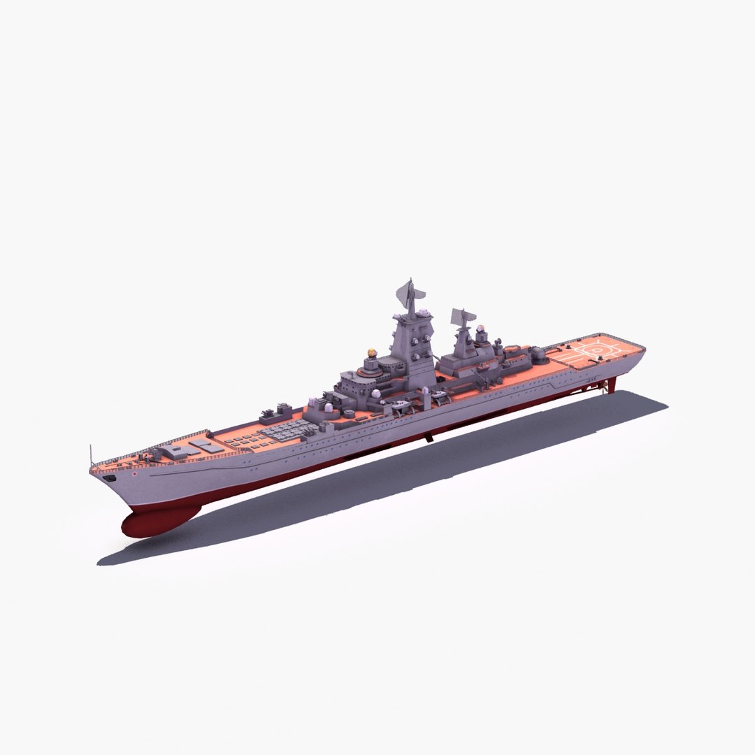 Kirov Battlecruiser Cruiser 3d Model