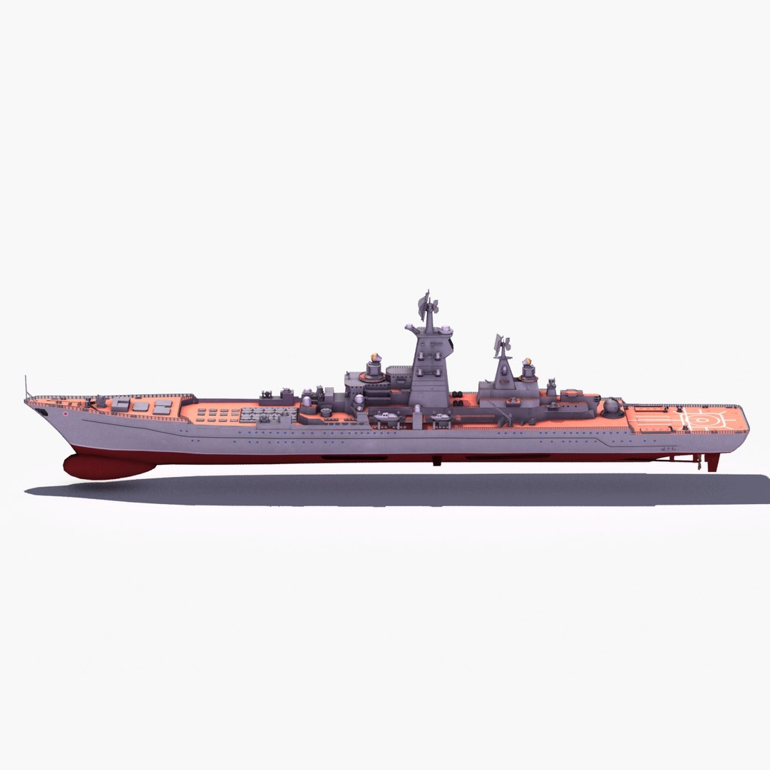 Kirov Battlecruiser Cruiser 3d Model