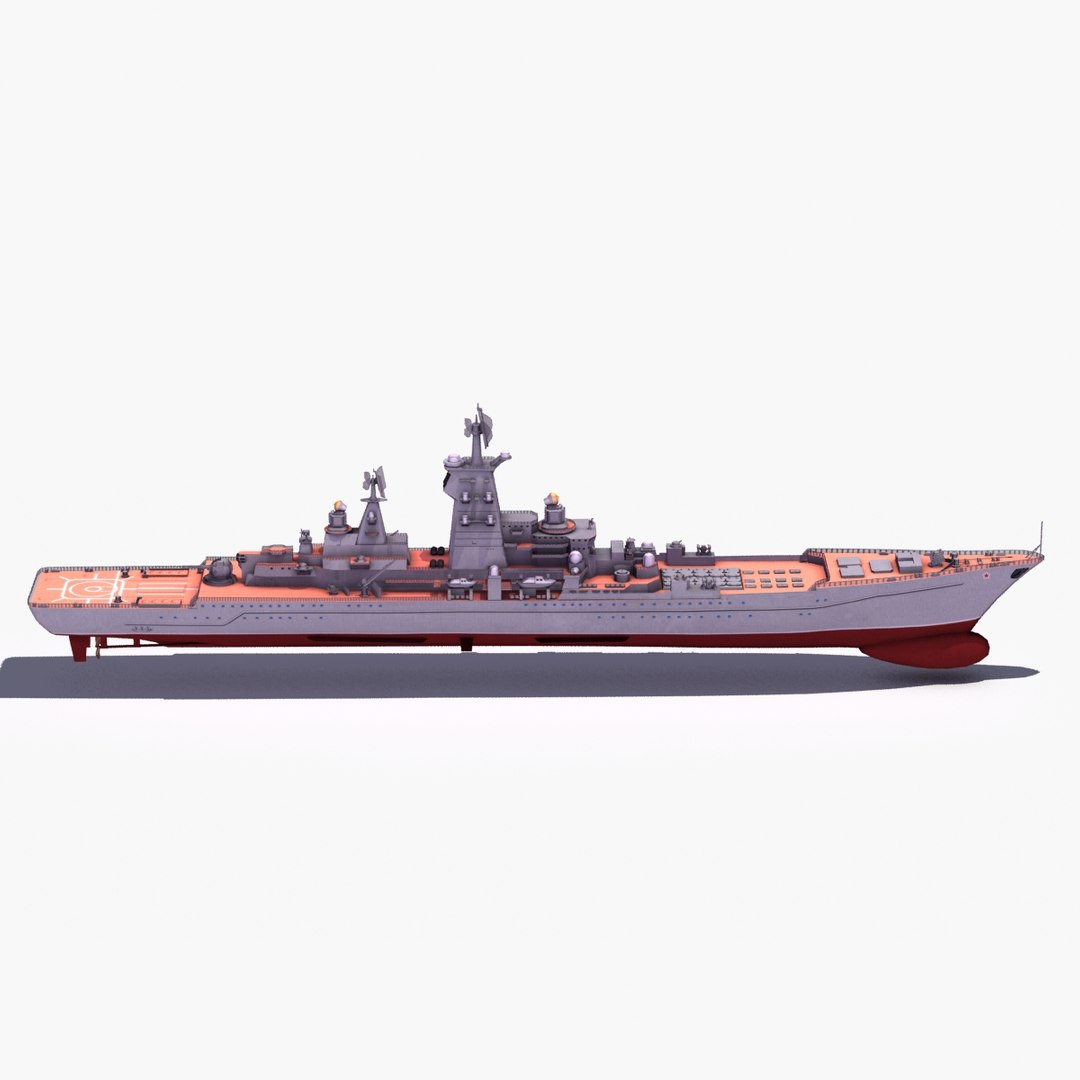 Kirov Battlecruiser Cruiser 3d Model