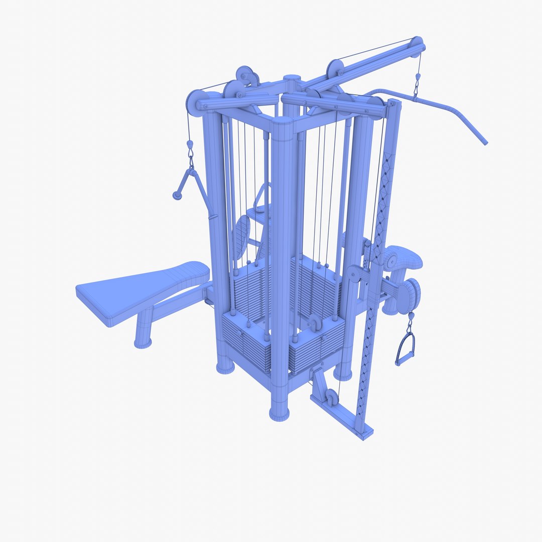 4 Multi Station Jungle Machine V2 3D - TurboSquid 2012948