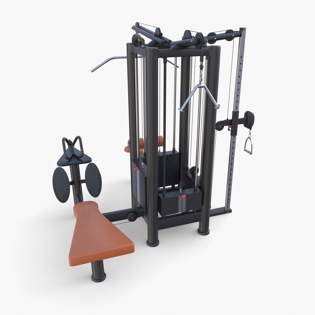 4 Multi Station Jungle Machine V2 3D - TurboSquid 2012948