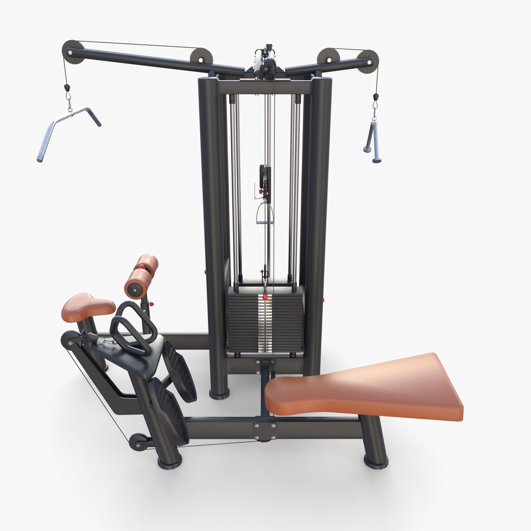 4 Multi Station Jungle Machine V2 3D - TurboSquid 2012948