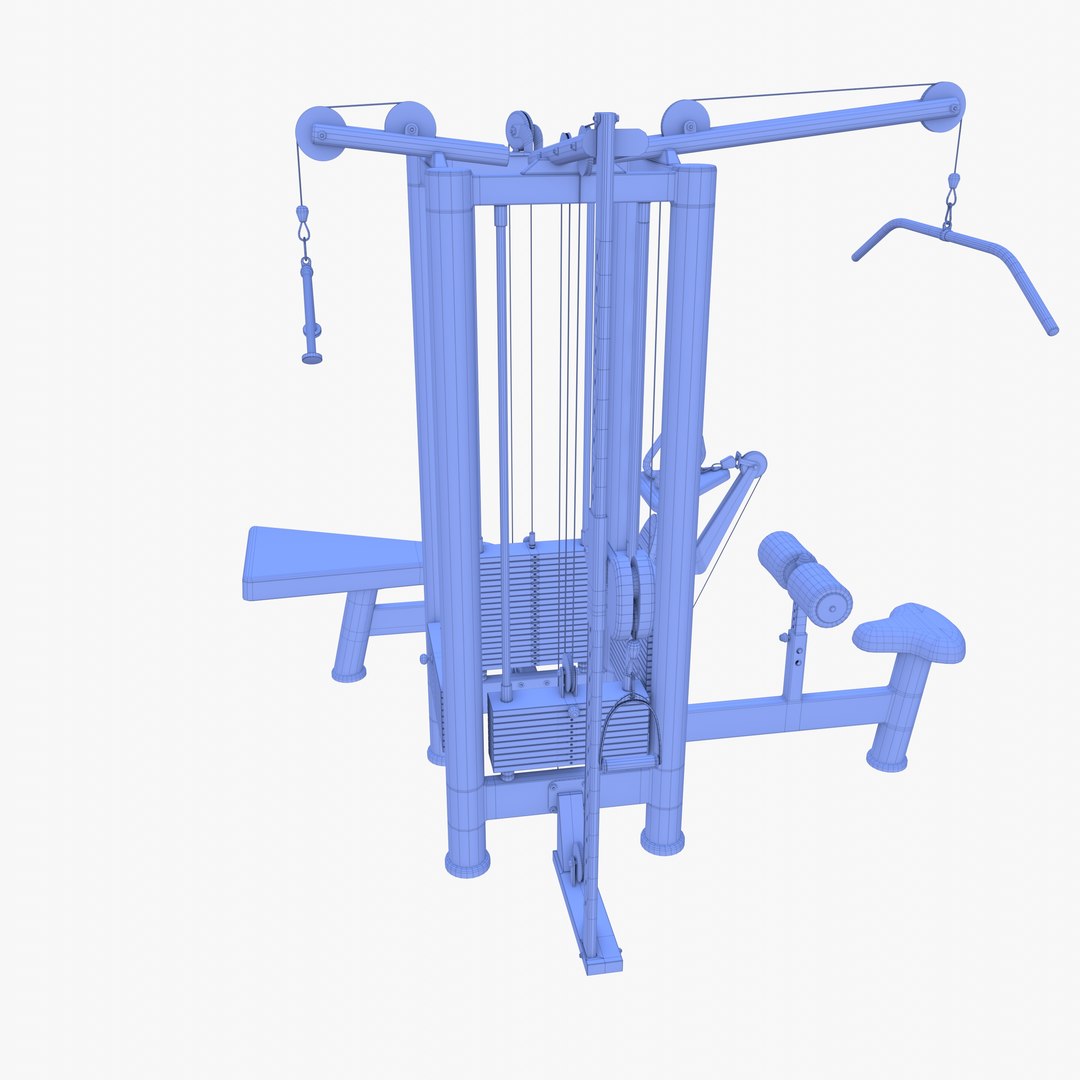 4 Multi Station Jungle Machine V2 3D - TurboSquid 2012948