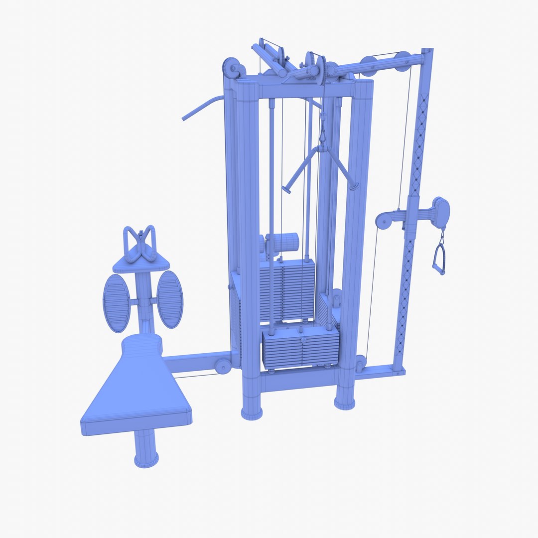 4 Multi Station Jungle Machine V2 3D - TurboSquid 2012948