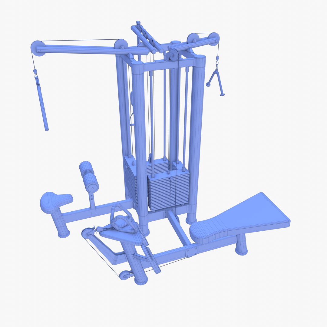 4 Multi Station Jungle Machine V2 3D - TurboSquid 2012948