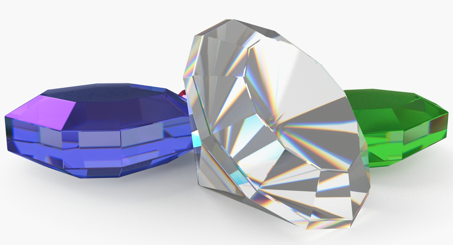 Gems 3D model - TurboSquid 1168472