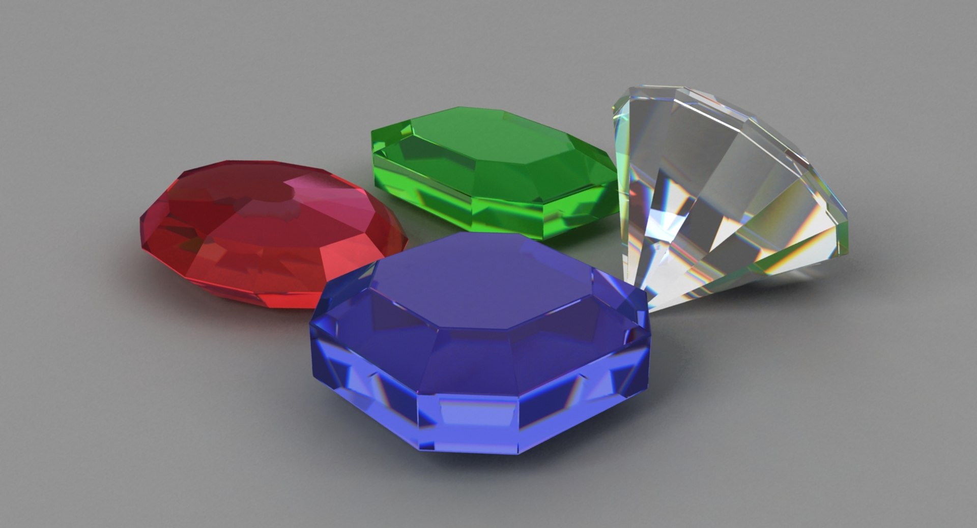 Gems 3D Model - TurboSquid 1168472