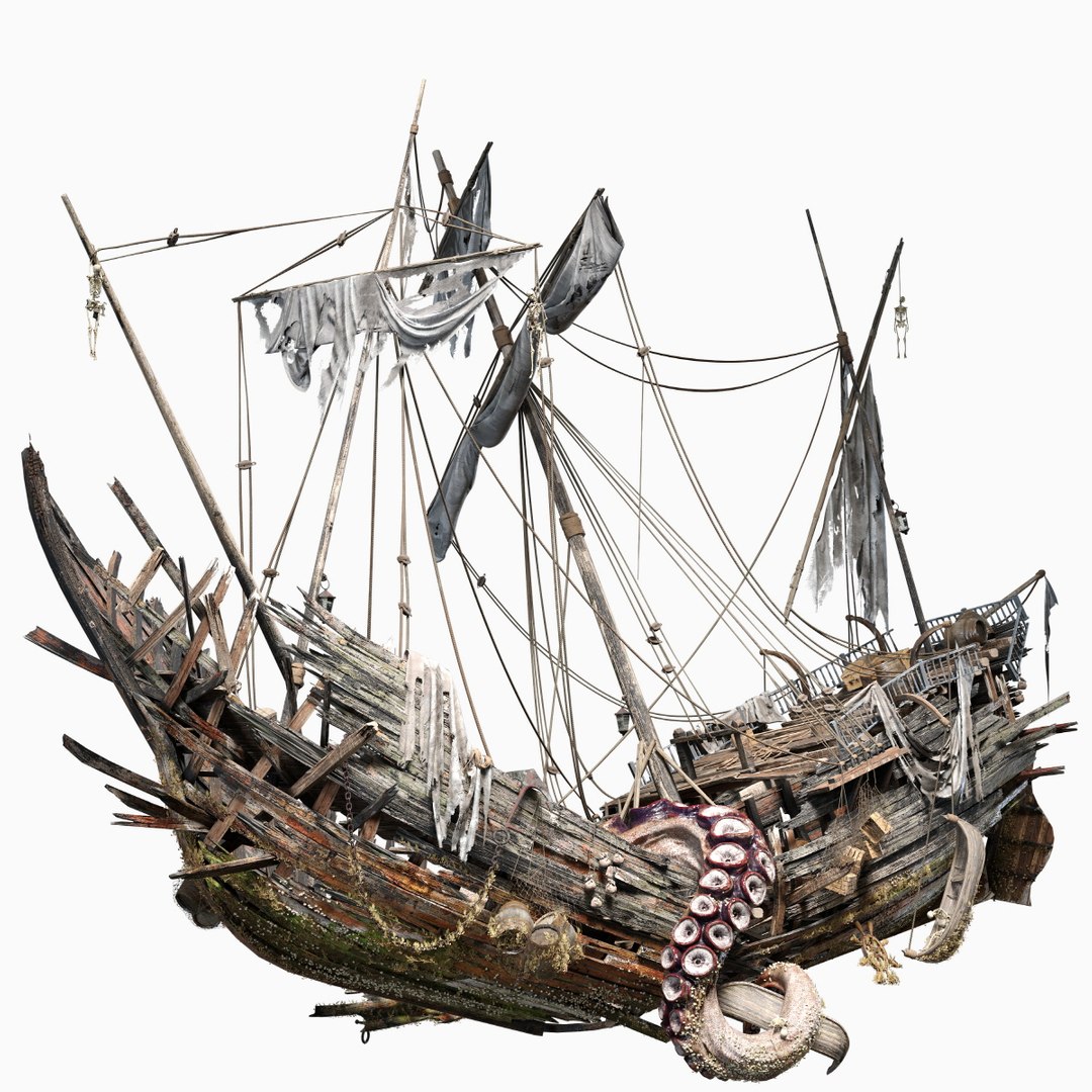 3D Ship Broken - TurboSquid 2029955