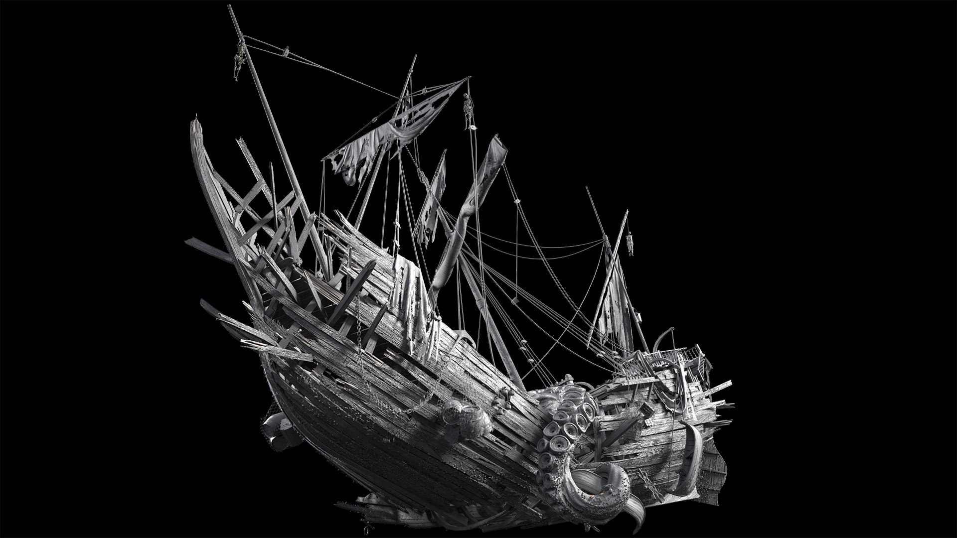 3D Ship Broken - TurboSquid 2029955