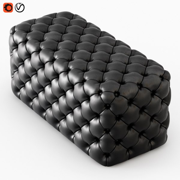 modelo 3d Puf capitone - TurboSquid 1146975