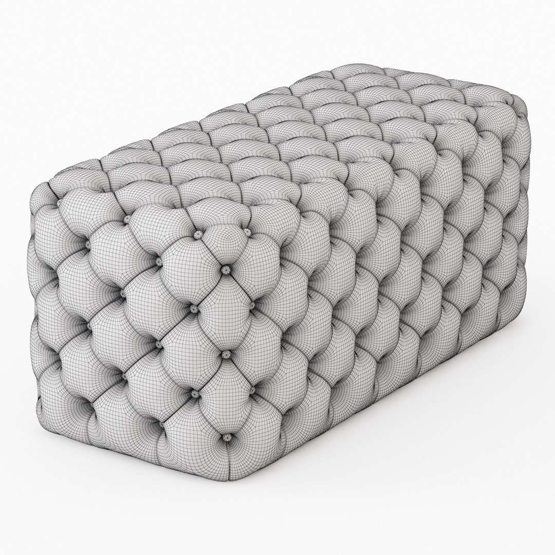 3D Model Pouf Capitone | 1146975 | TurboSquid