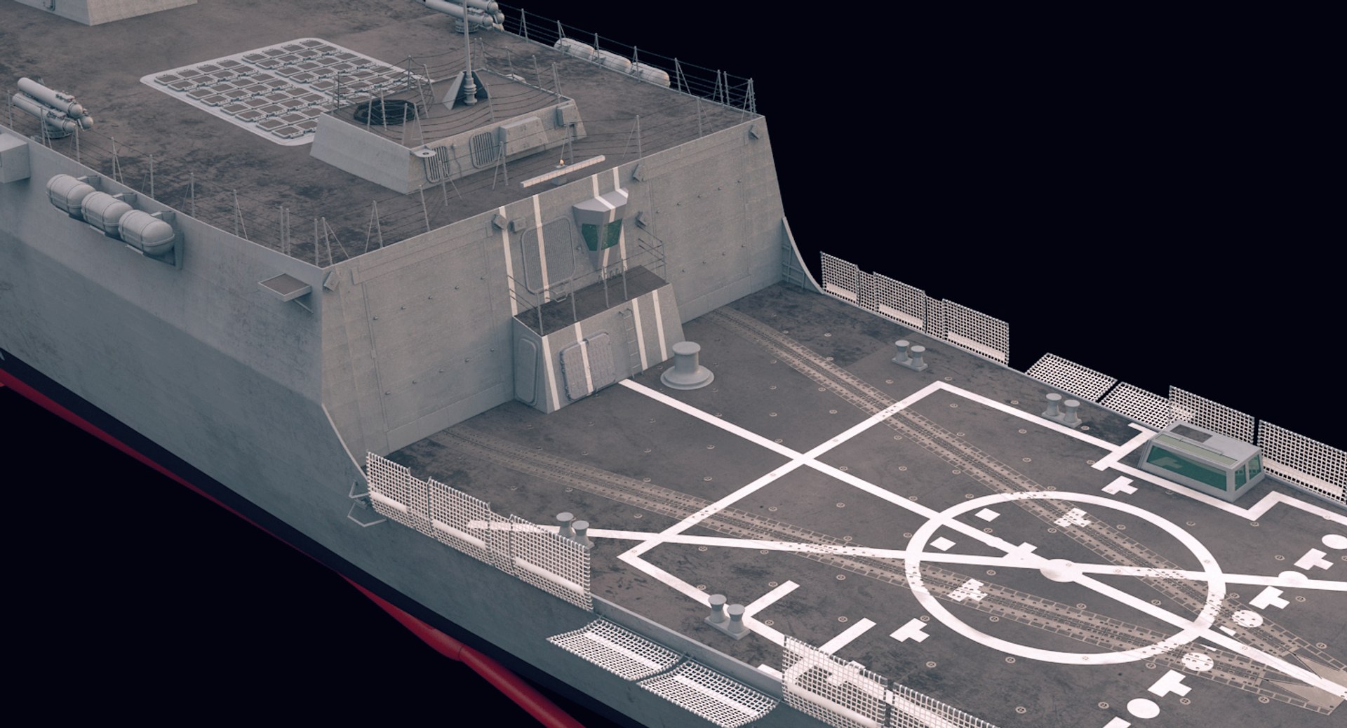 uss ddg 107 3d max