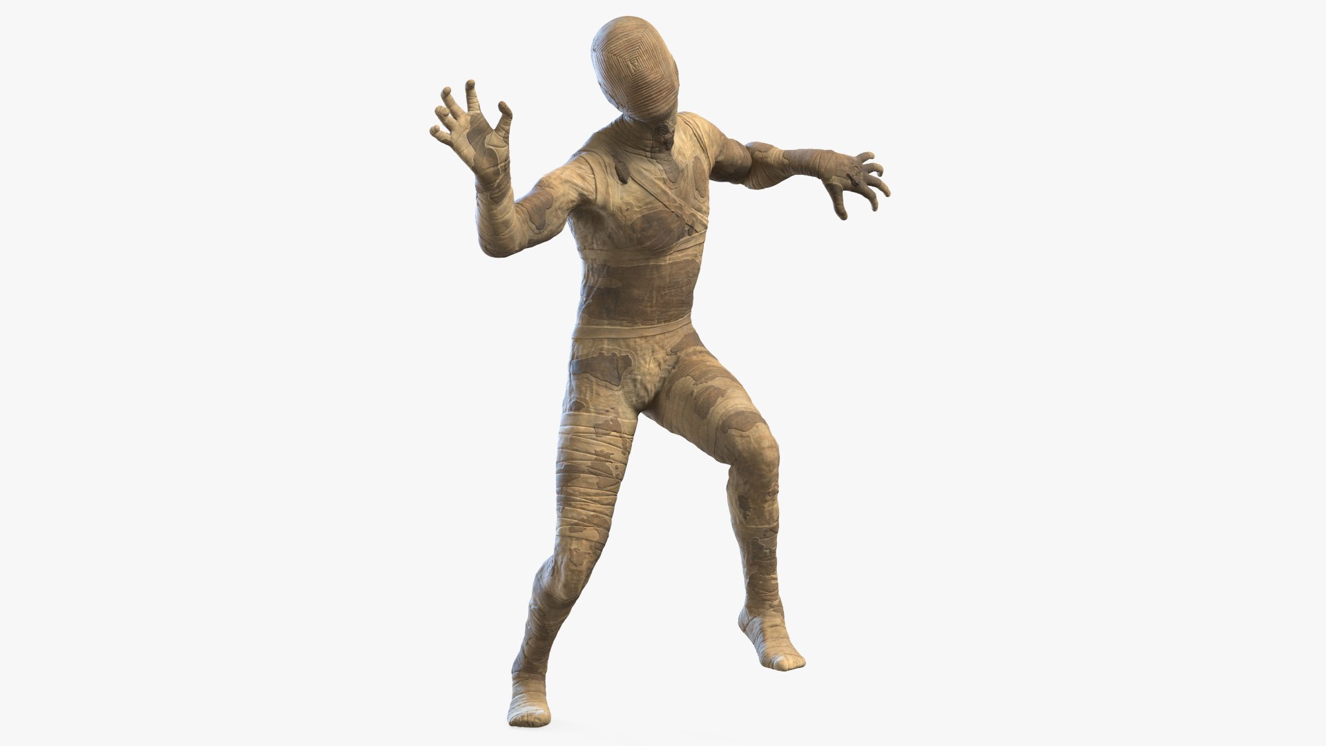 3D Mummy Rigged For Maya - TurboSquid 2282320