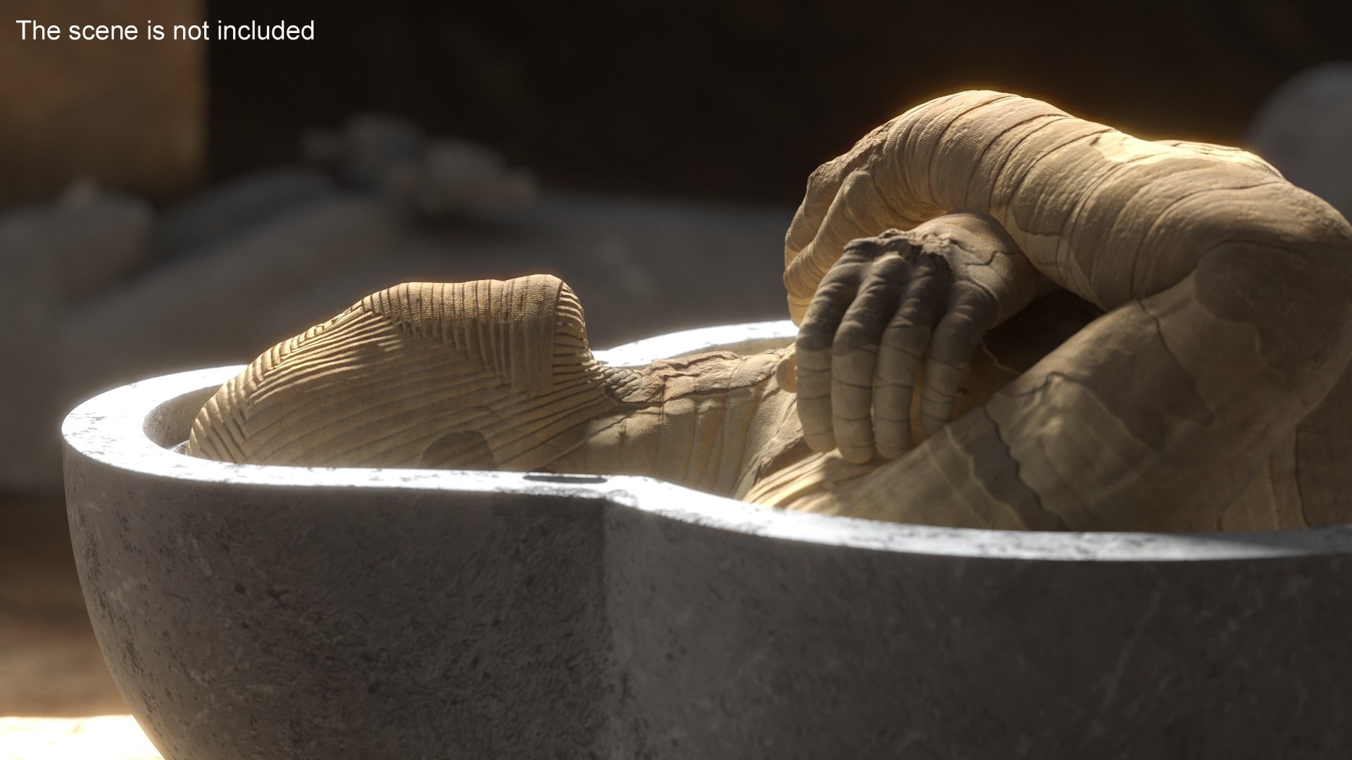 3D Mummy Rigged For Maya - TurboSquid 2282320