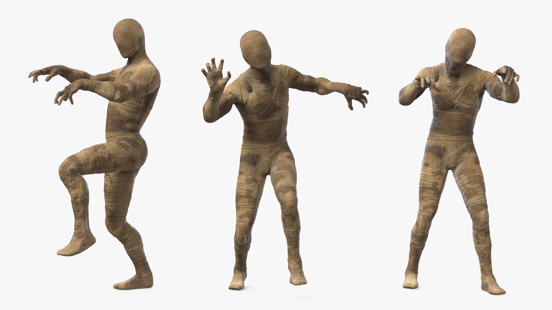 3D Mummy Rigged For Maya - TurboSquid 2282320