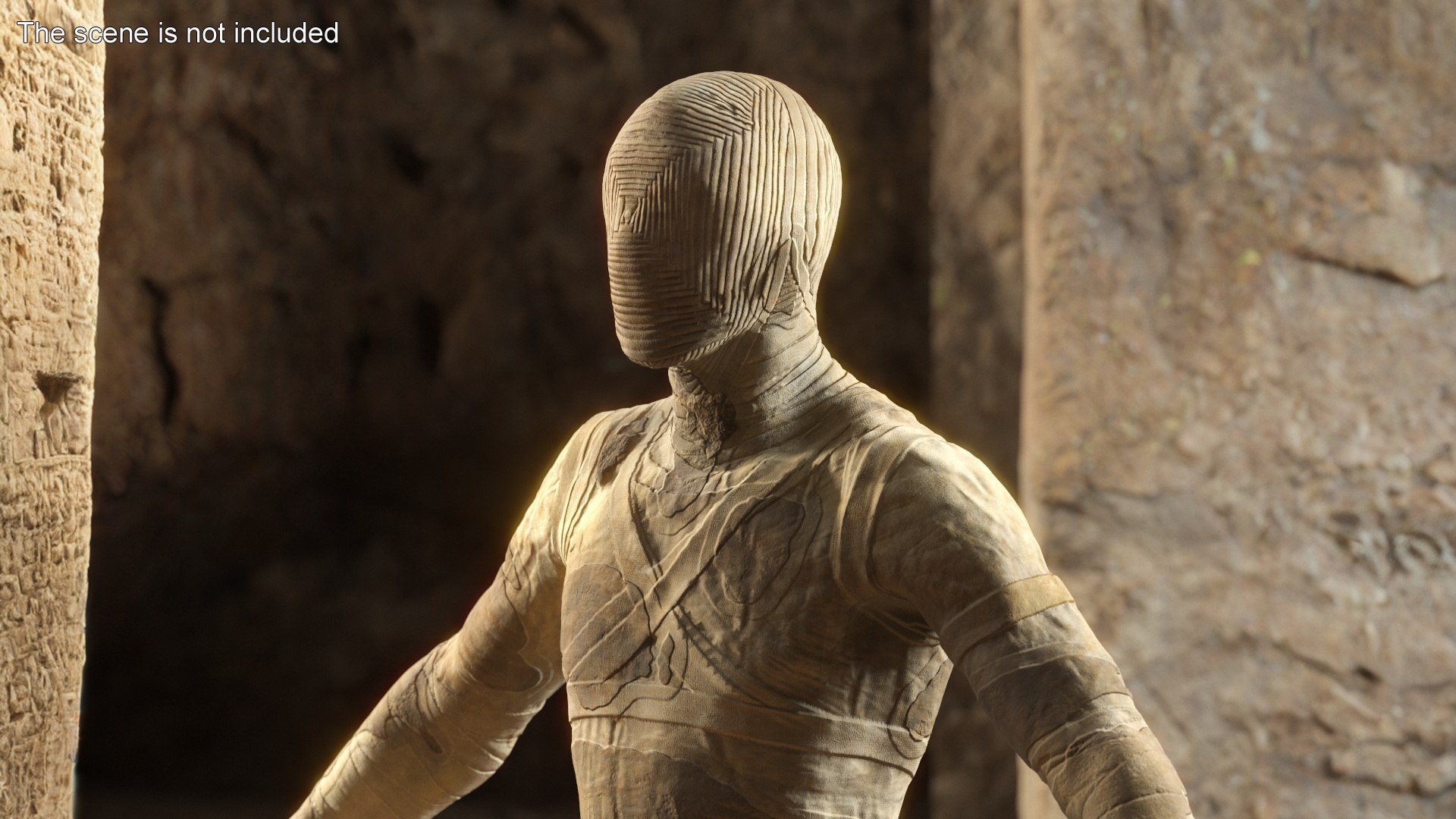 3D Mummy Rigged For Maya - TurboSquid 2282320