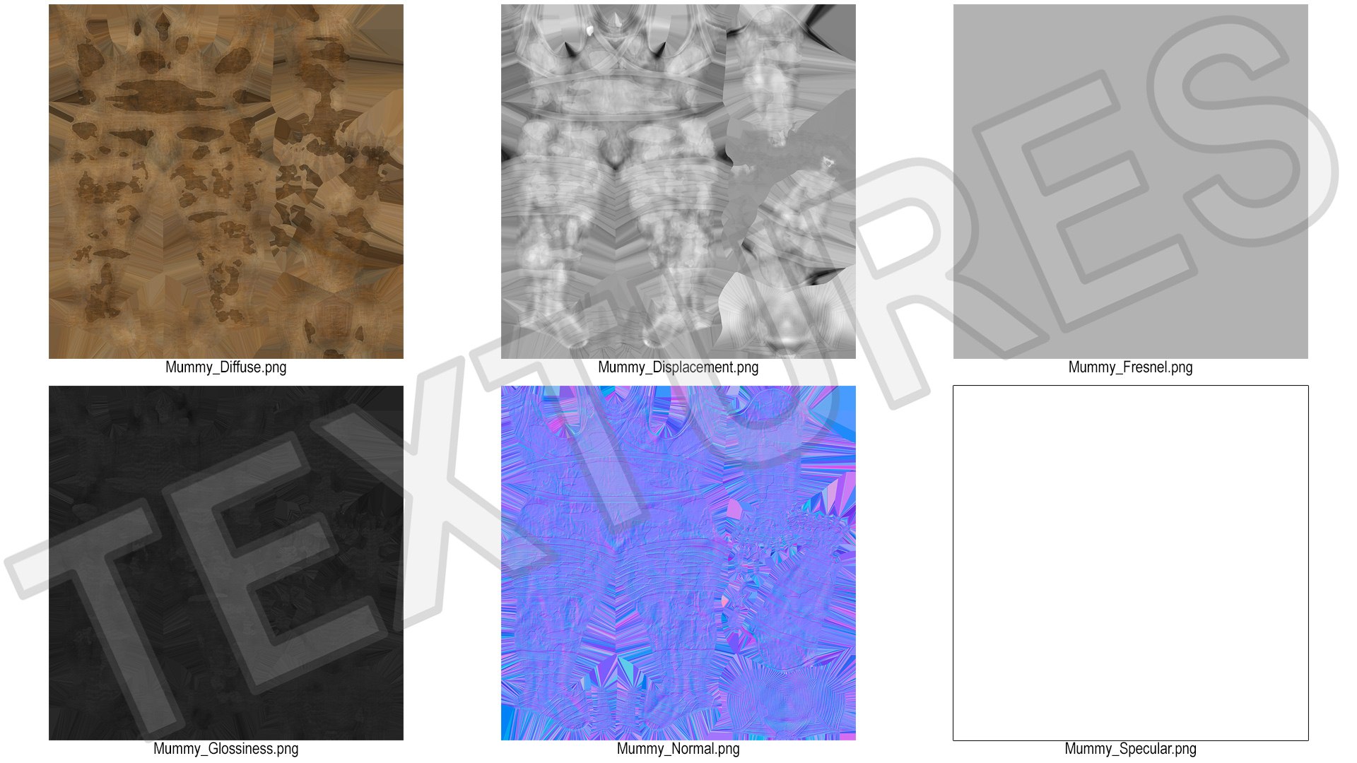 3D Mummy Rigged For Maya - TurboSquid 2282320