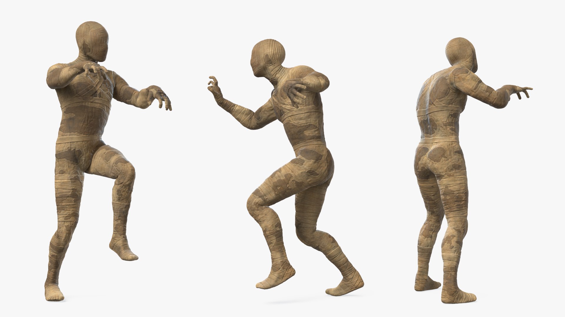 3D Mummy Rigged For Maya - TurboSquid 2282320