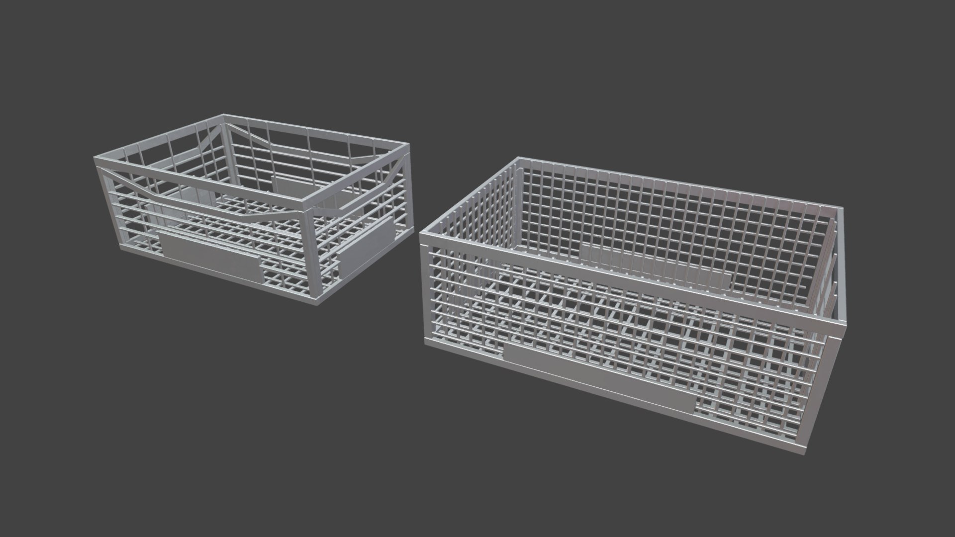 Metallic Cages 3D Model - TurboSquid 2017842