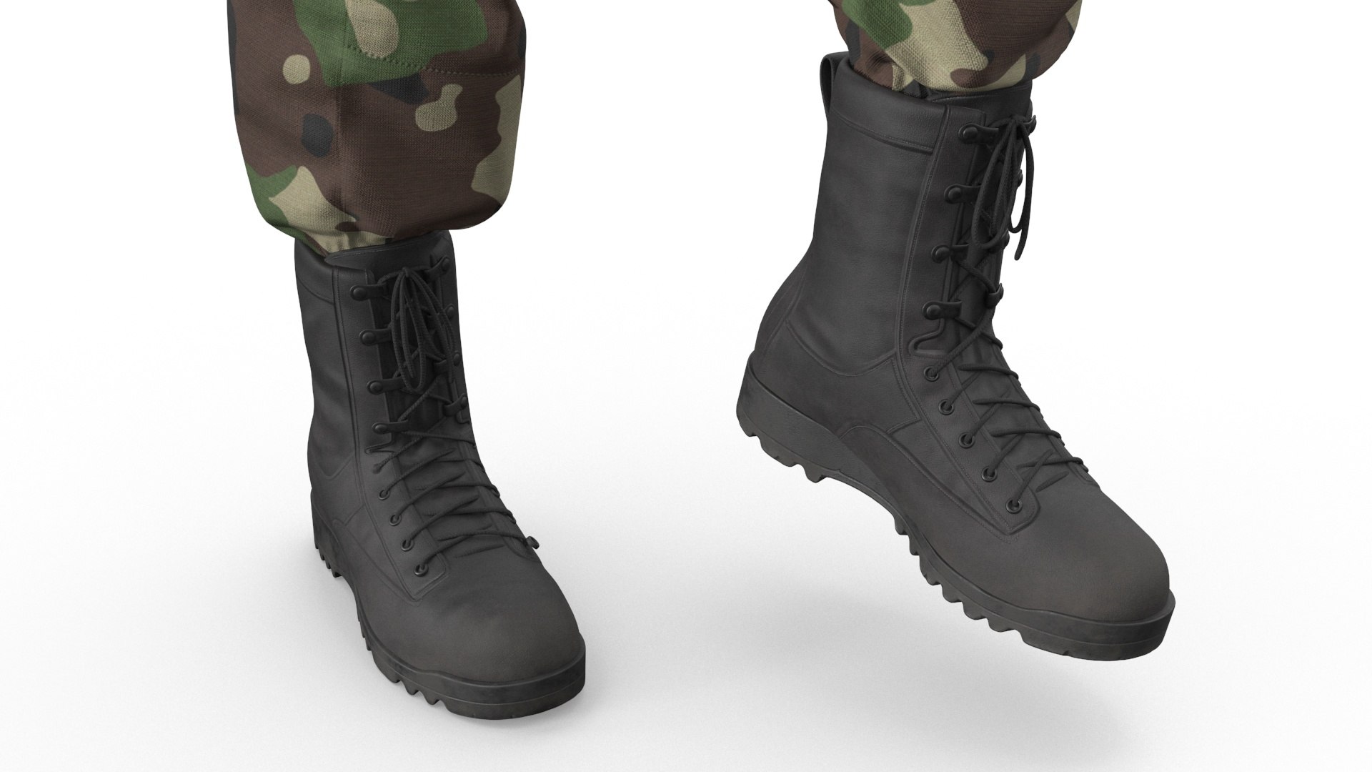 Armed AK-47 Soldier In Uniform Fur 3D Model - TurboSquid 2390003