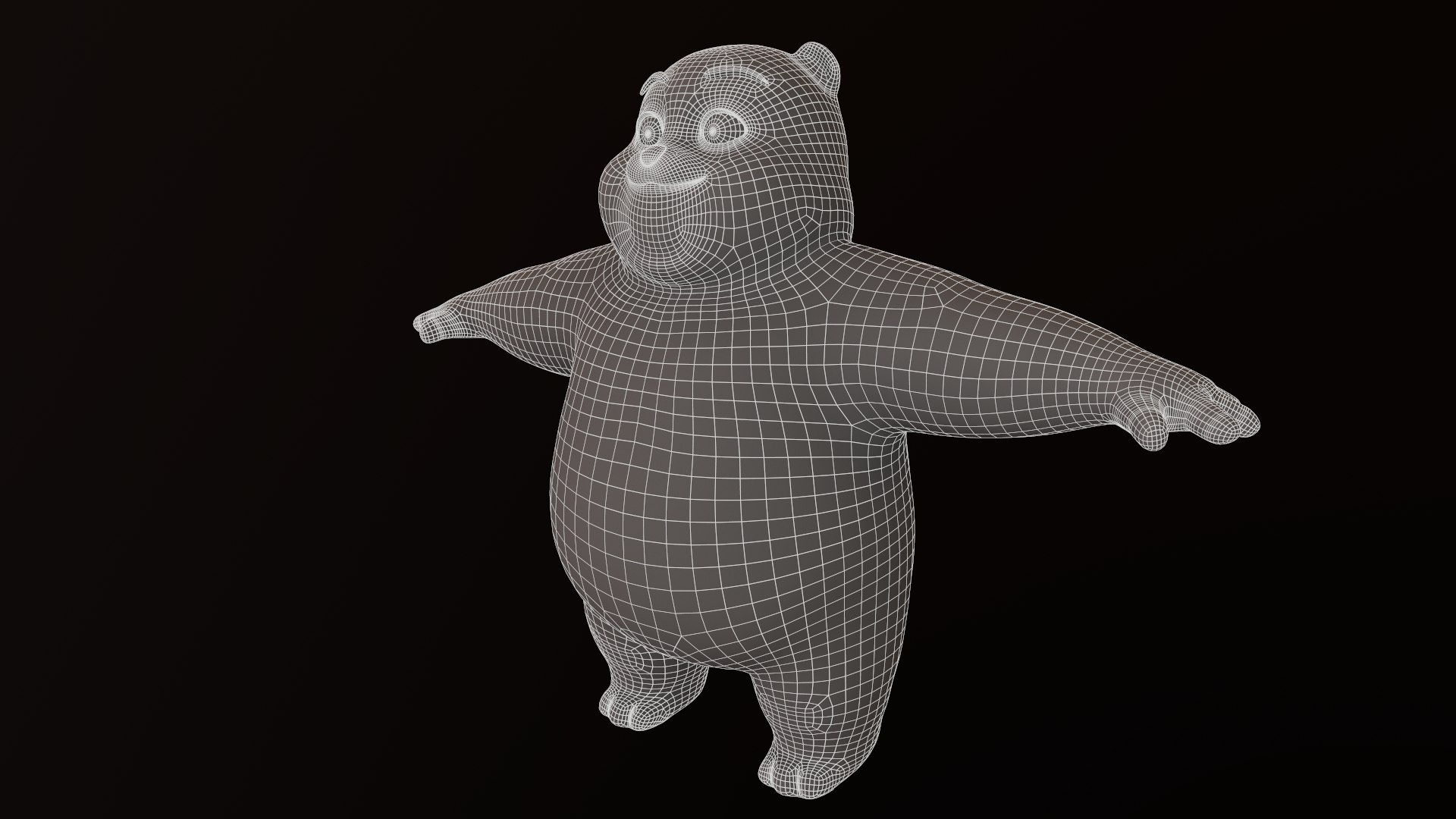Bear Yellow - Rig 3D Model - TurboSquid 1379135