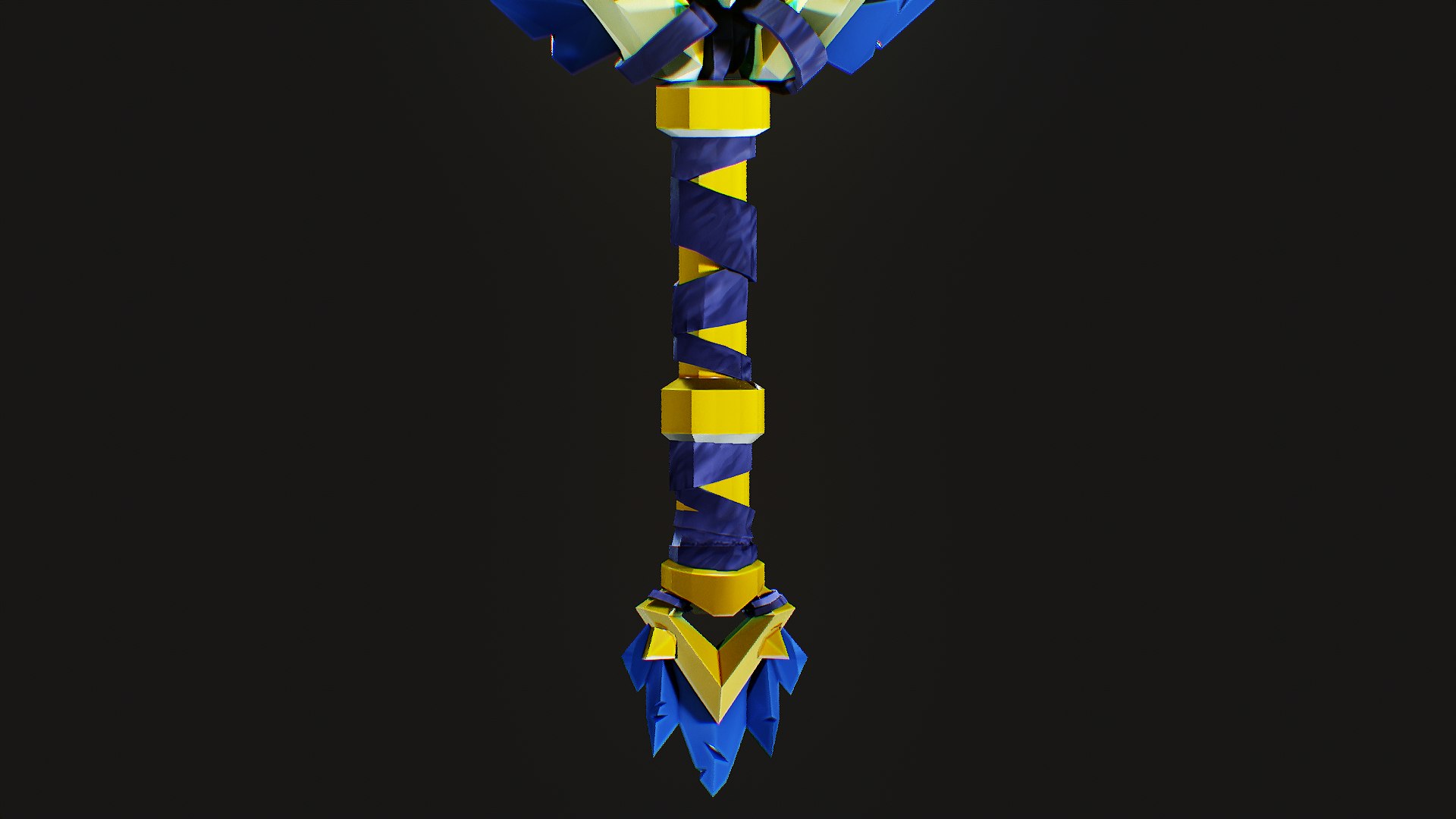 3D Model Stylized Fantasy Sword 3D Model Game Ready Asset - TurboSquid ...