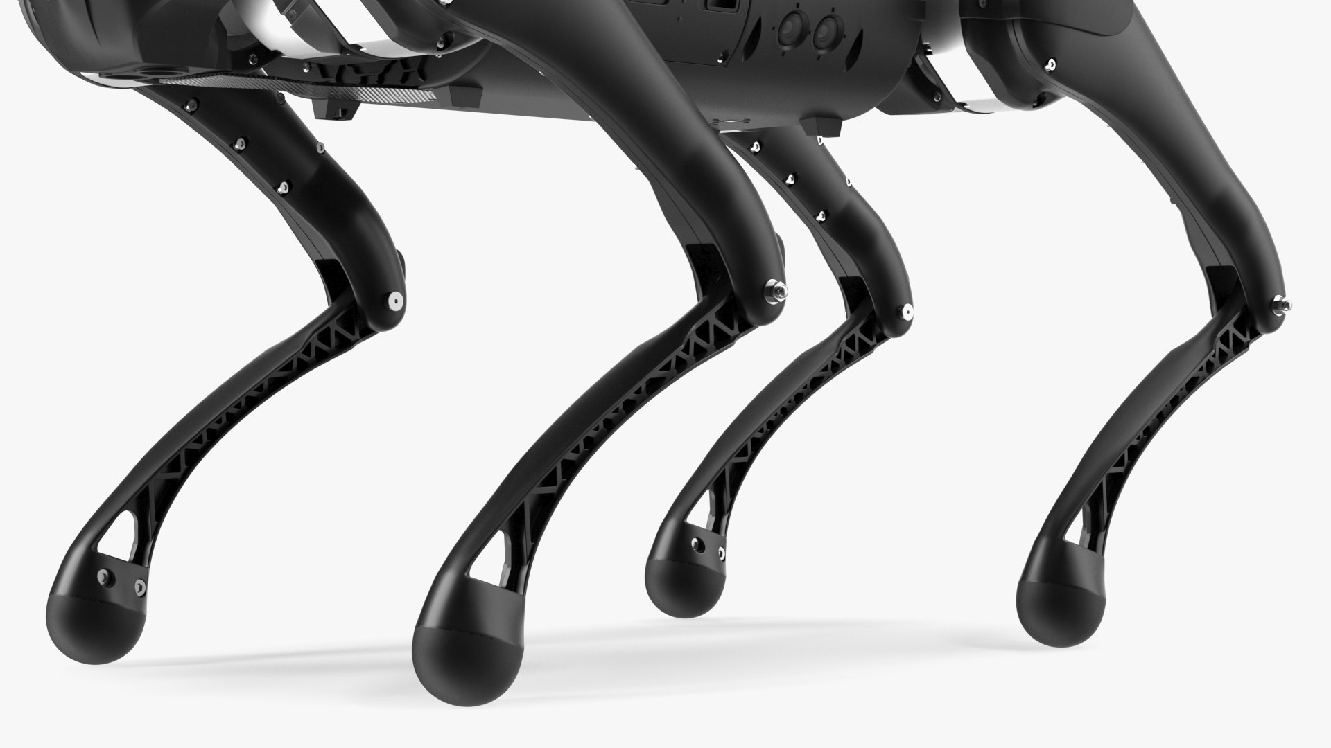 Unitree Go1 EDU Plus Black Rigged 3D Model - TurboSquid 2128302