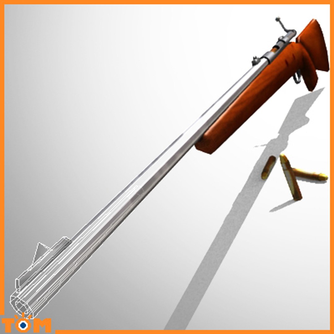 Elephant Gun Rifled 3d Model