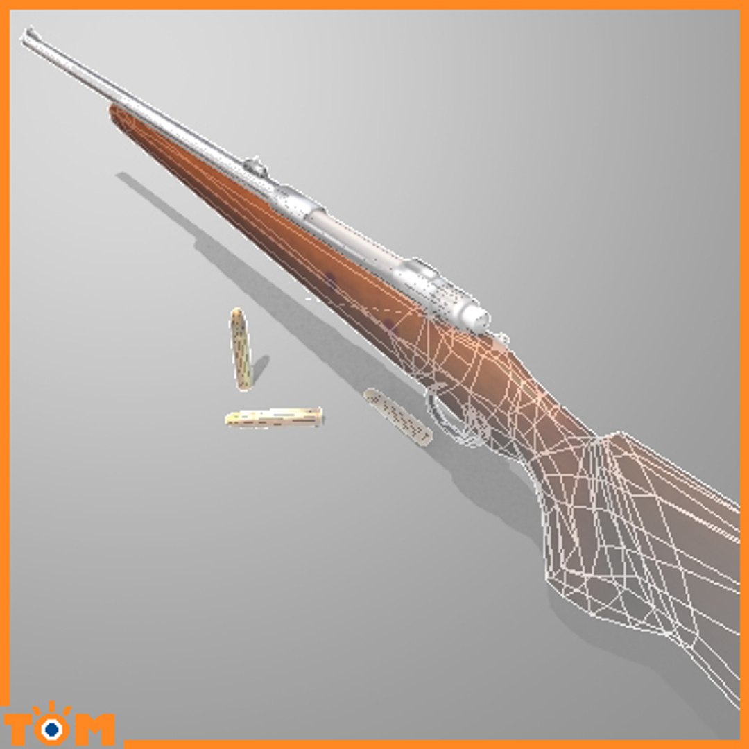 Elephant Gun Rifled 3d Model