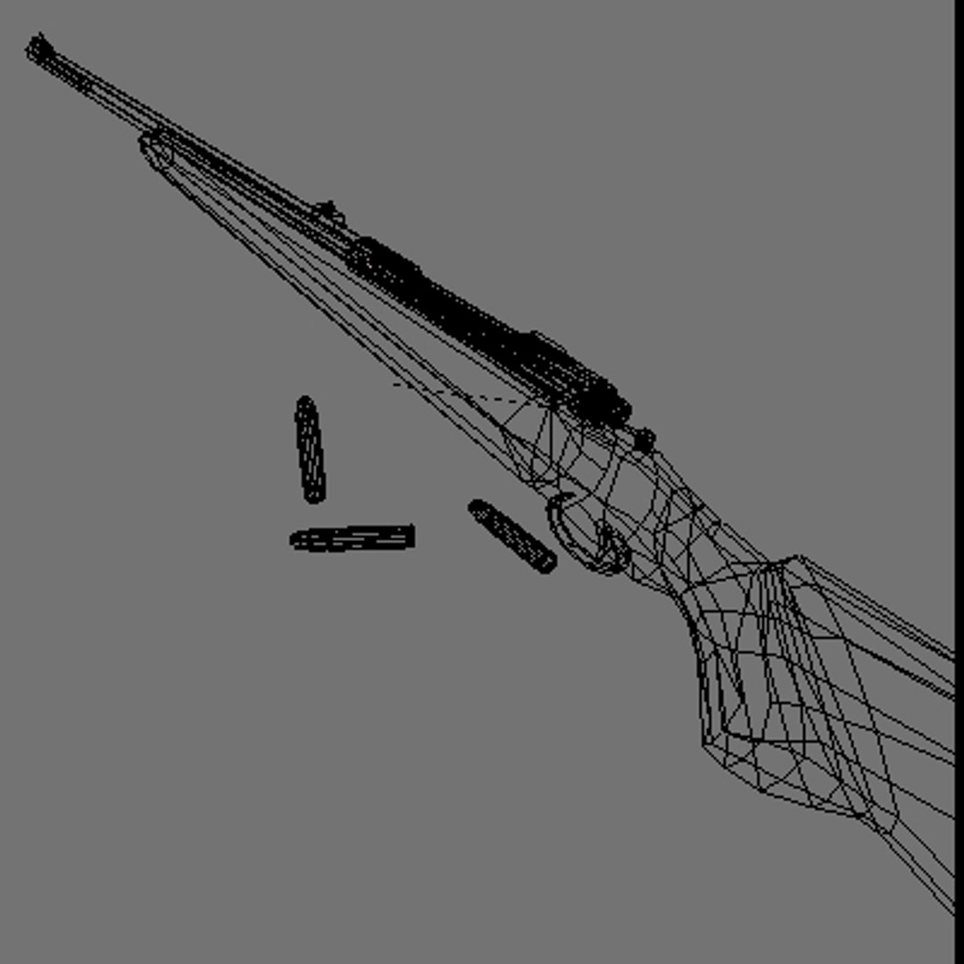 Elephant Gun Rifled 3d Model