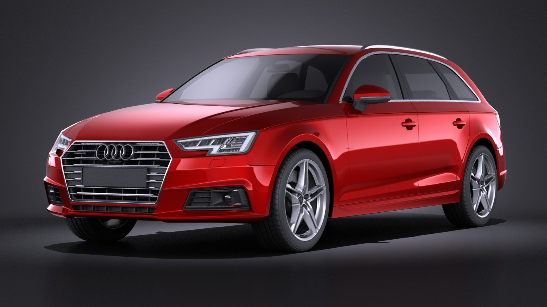 3d model of 2016 avant audi
