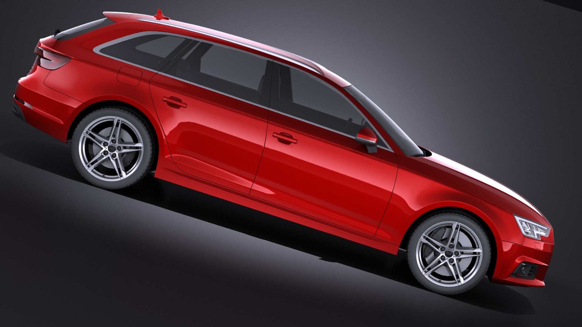 3d model of 2016 avant audi