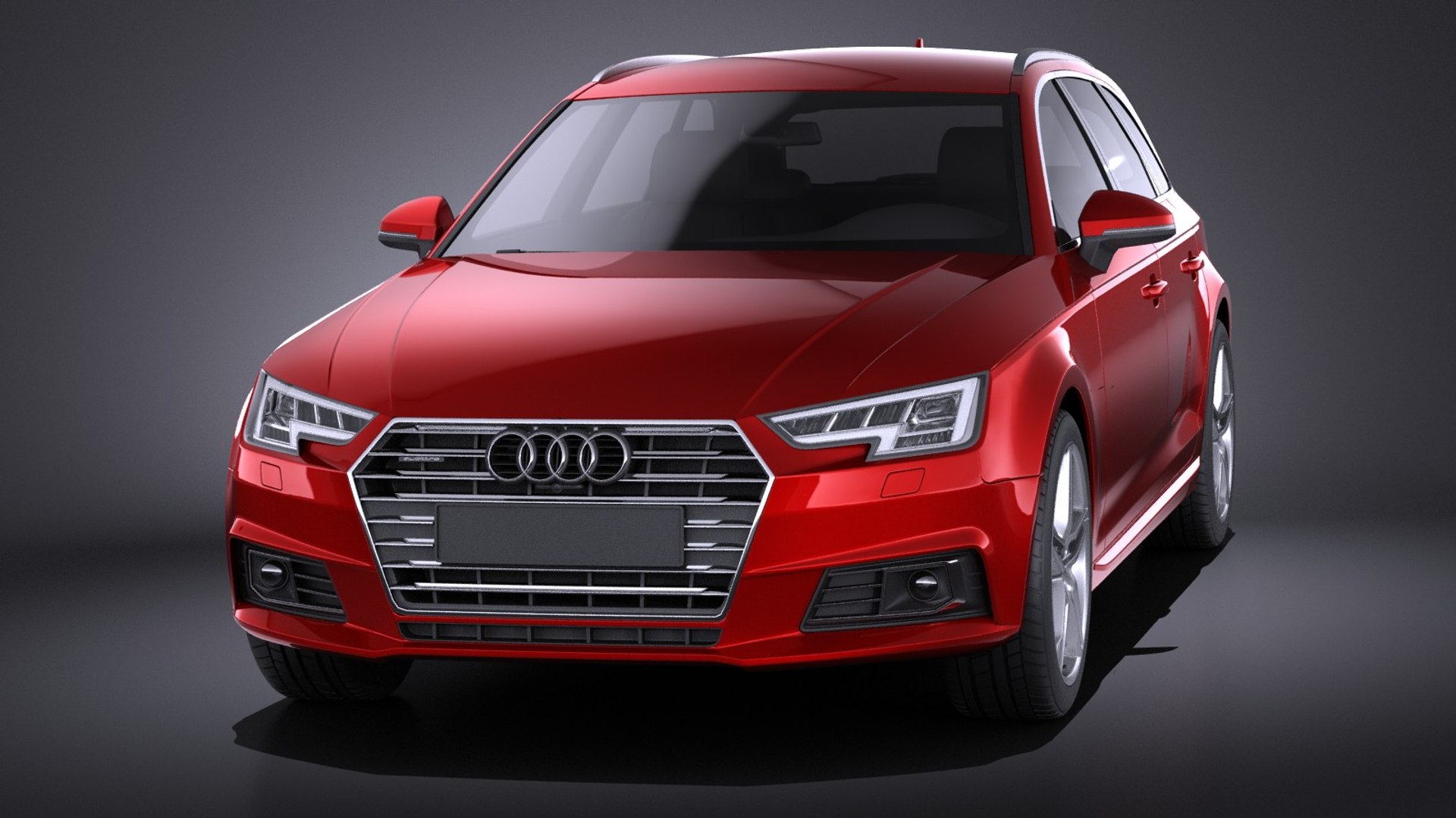 3d model of 2016 avant audi