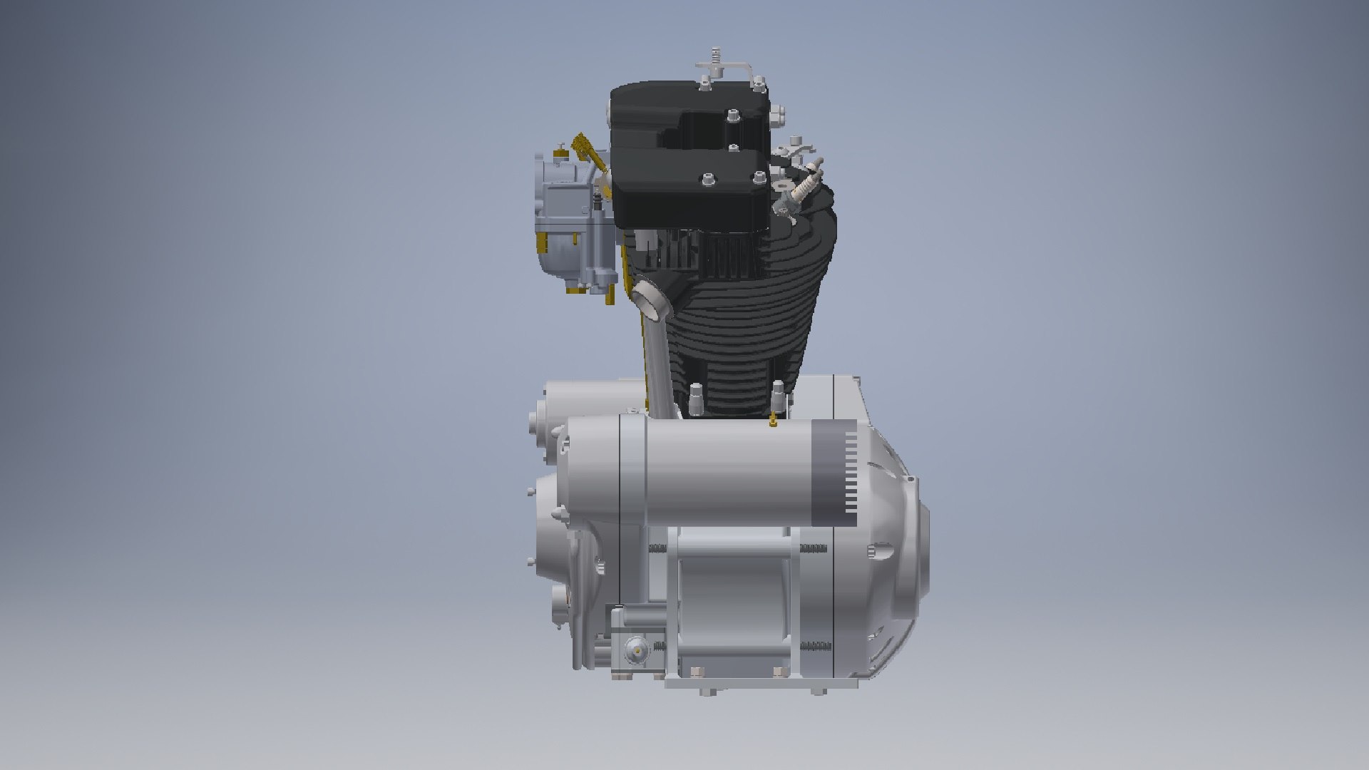 XLH1000 Motorcycle Engine 3D Model - TurboSquid 2282626