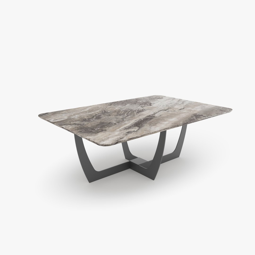 Metal Leg Table 2 Model - TurboSquid 2245722