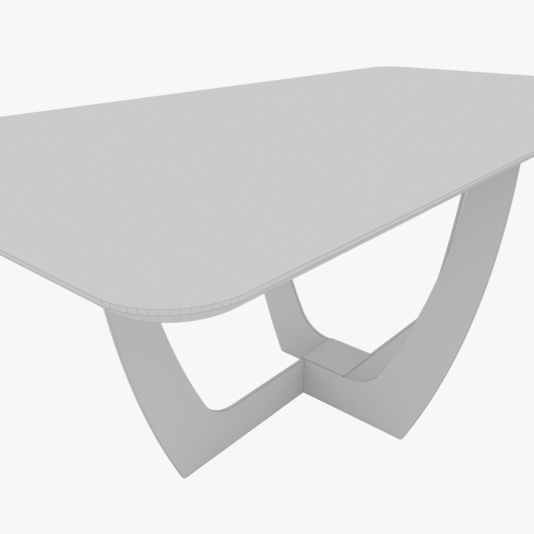 Metal Leg Table 2 Model - TurboSquid 2245722