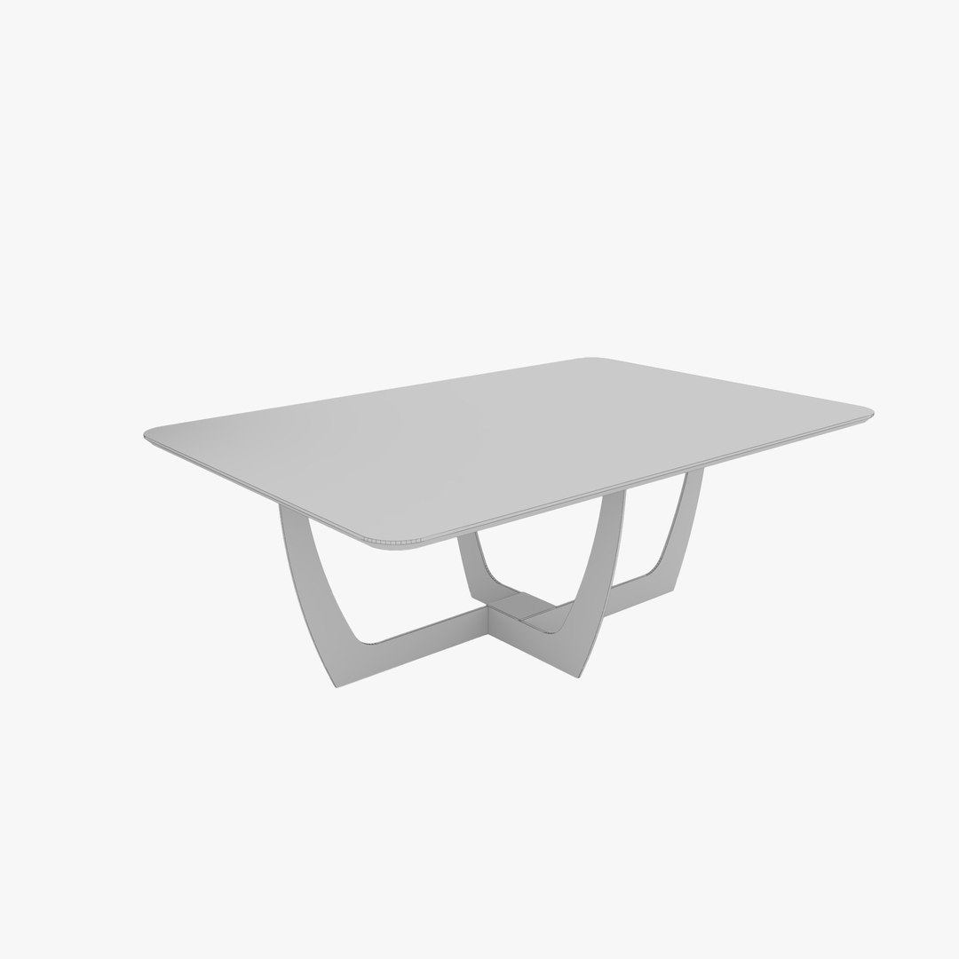 Metal Leg Table 2 Model - TurboSquid 2245722