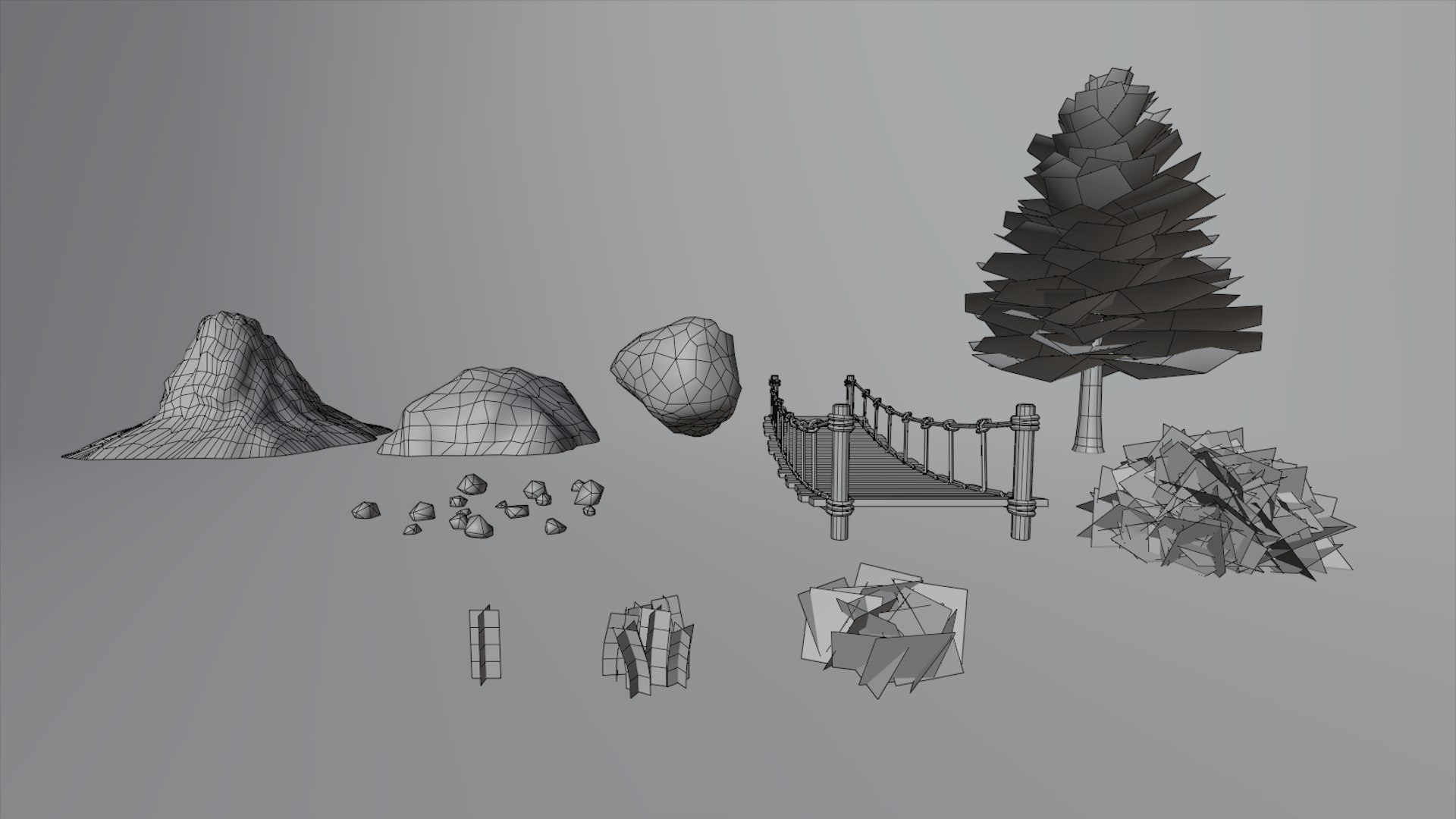 Free Mountain - Stylized Fantasy Environment 3D Model - TurboSquid 2348778