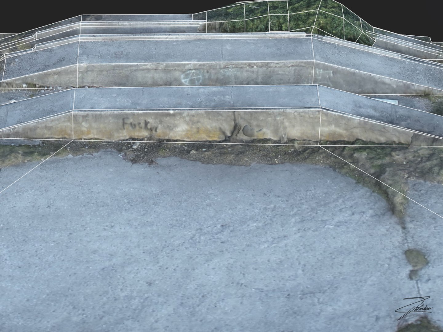 3D Concrete Loading Ramp Model - TurboSquid 1658300