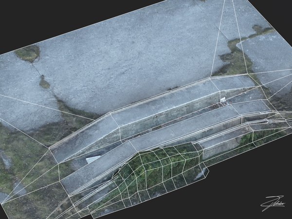 3D concrete loading ramp model - TurboSquid 1658300