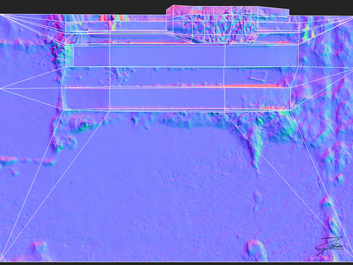 3D Concrete Loading Ramp Model - TurboSquid 1658300