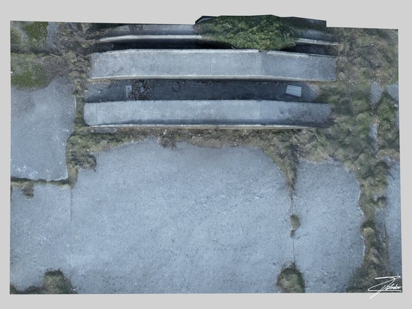 3D concrete loading ramp model - TurboSquid 1658300