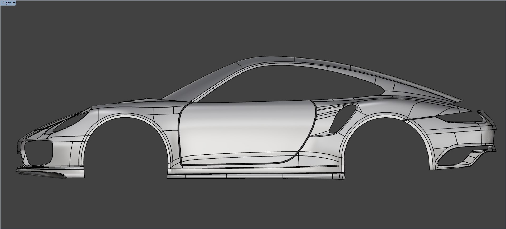 Car Porsche 911 991 3d 3dm