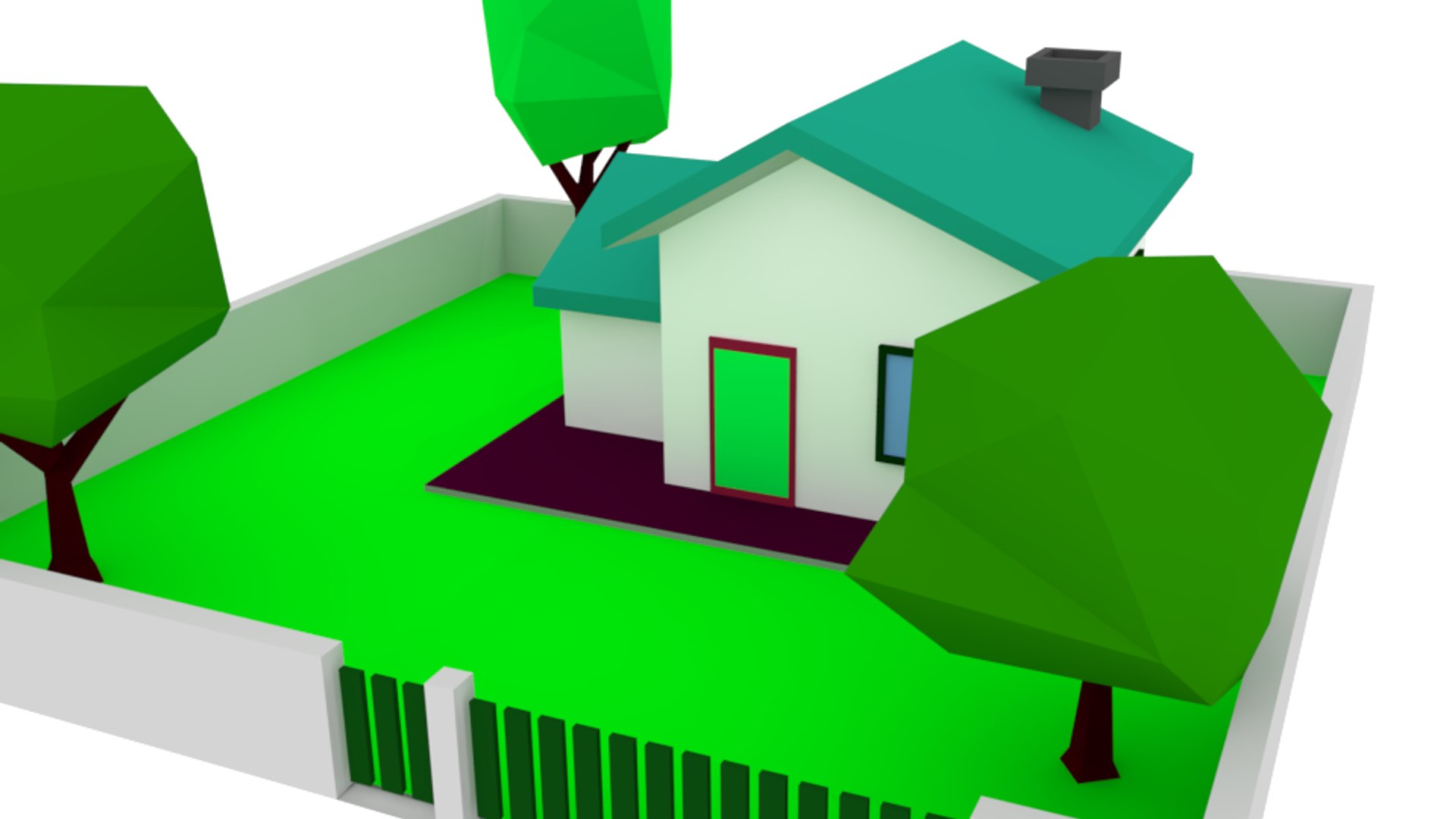 3D Zone Density Residential House Model - TurboSquid 1210165