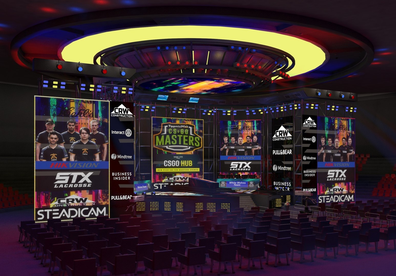 Esports Tournament Arena Model - TurboSquid 1985621