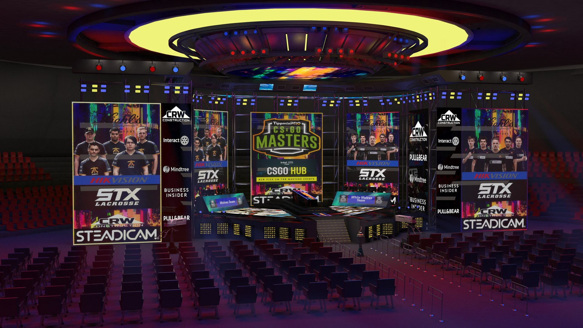 Esports Tournament Arena Model - TurboSquid 1985621